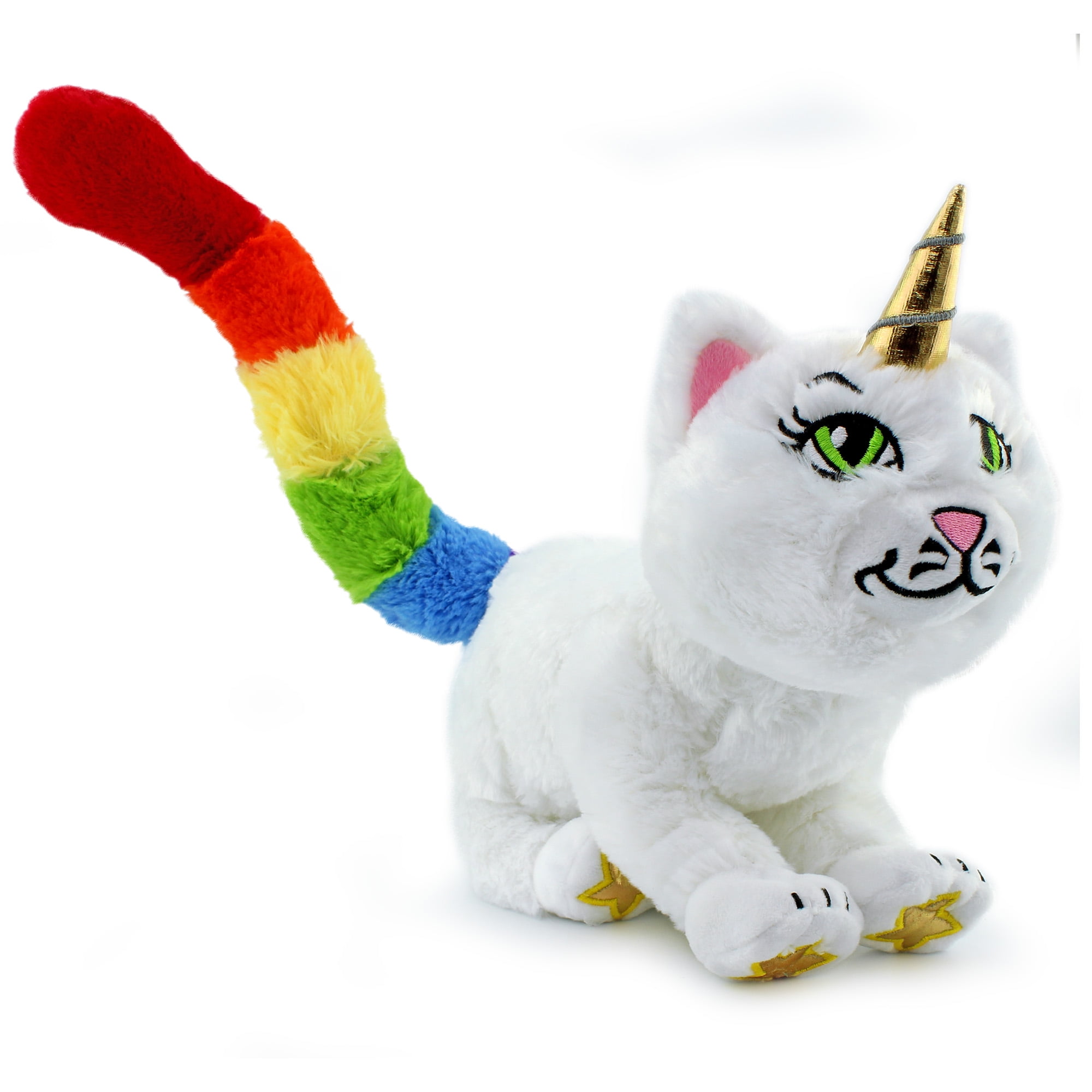 Attatoy Caticorn Plush Toy, Cat Unicorn Stuffed Animal, Rainbow-Themed ...