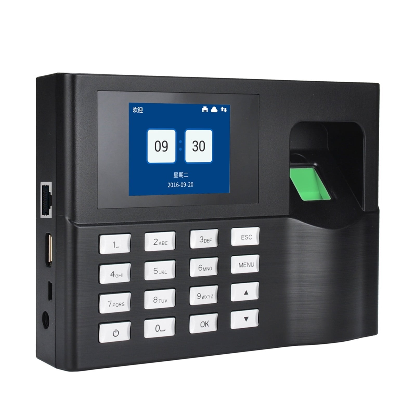 Attendance System Fingerprint TCPIP USB Password Office Time Clock ...