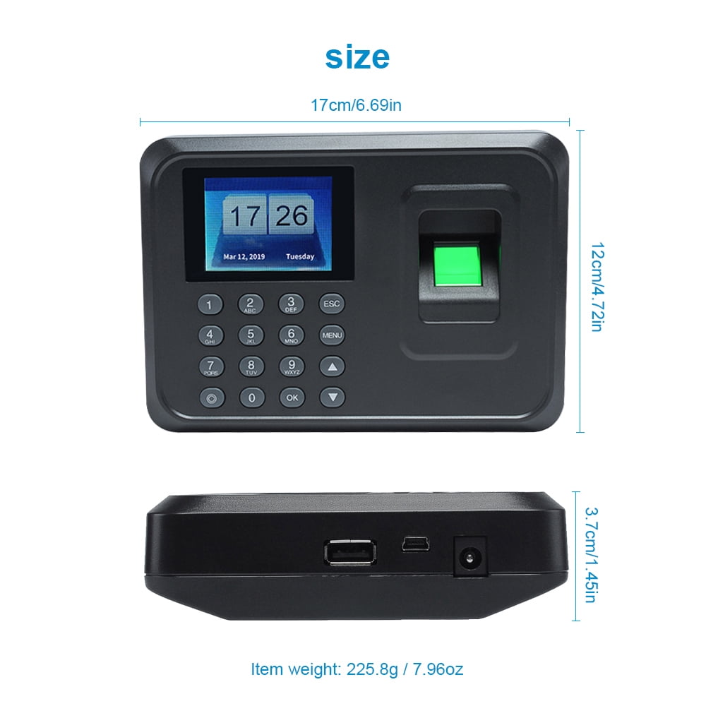 Attendance machine,Inch Tft Lcd Check In Attendance Screen 5v 5v Time ...