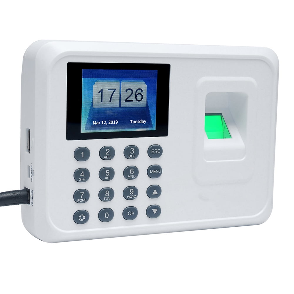 Attendance machine,Time Attendance Clock Attendance Employee 2.4 Inch ...