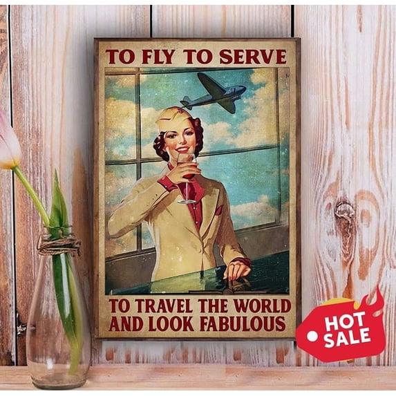 Attendant To Fly To Serve To Travel The World And Look Fabulous ...