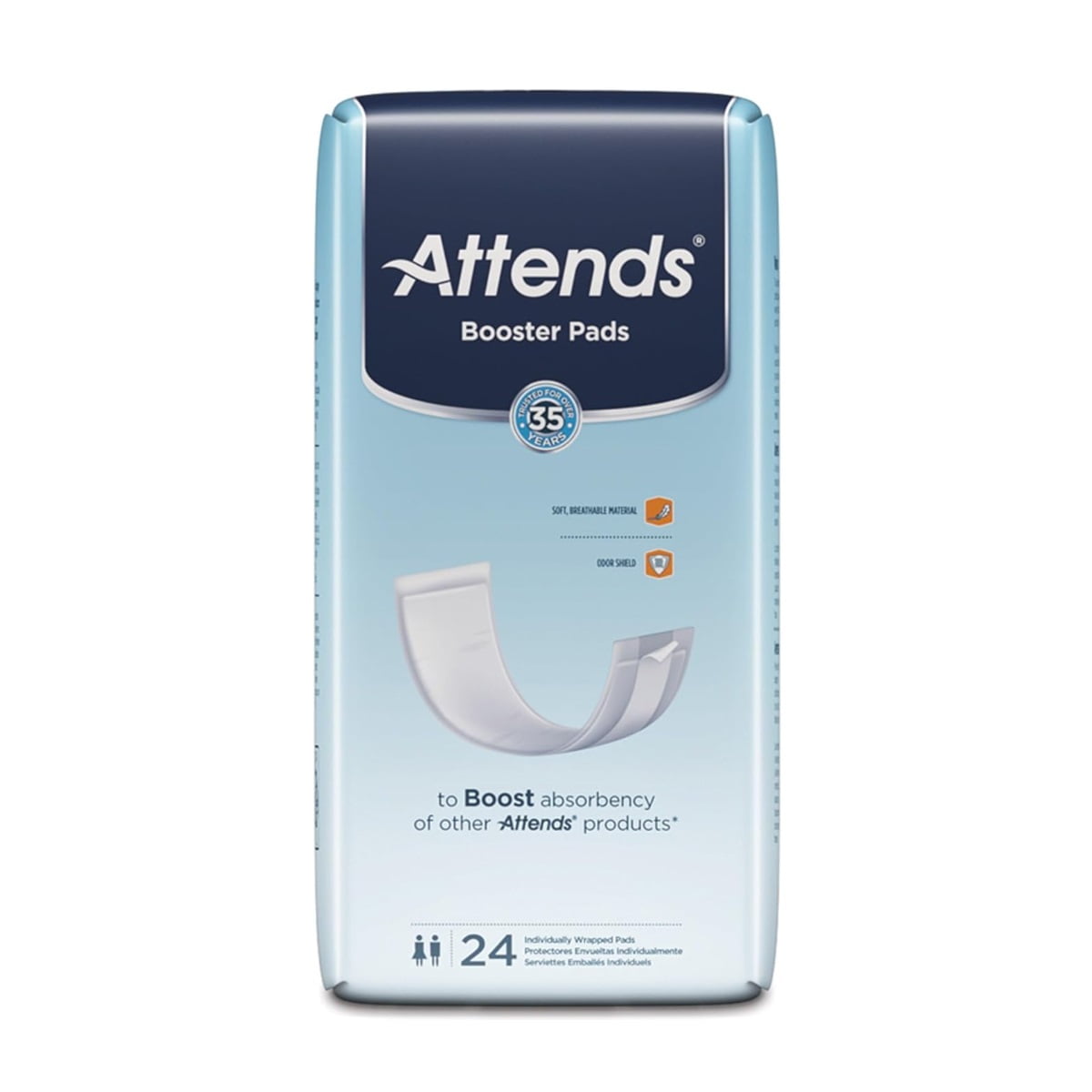 "Attends Incontinence Adult Protection Extra Absorbent Booster Pads, 3. ...