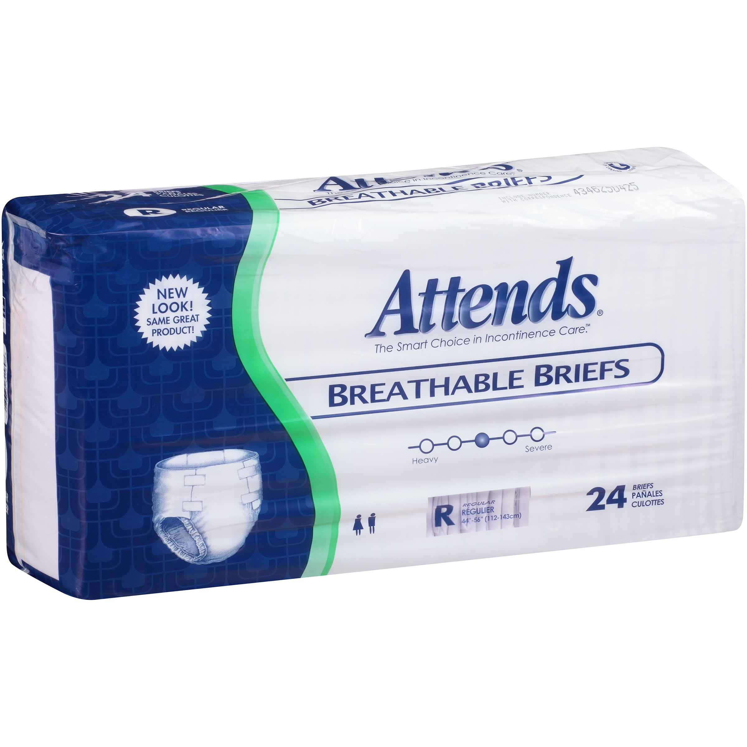 Attends?Classic Incontinent Brief , Pack of 24 HSA/FSA Eligible ...