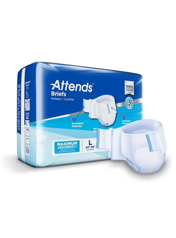 Attends Adult Diapers in Incontinence - Walmart.com