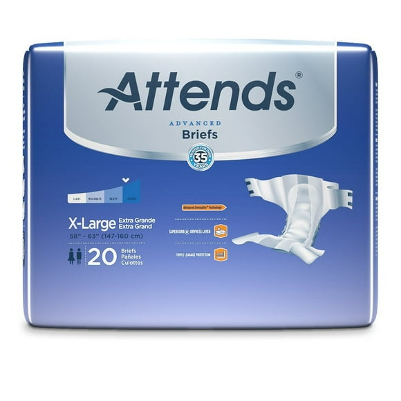 Attends Adult Diapers in Incontinence - Walmart.com