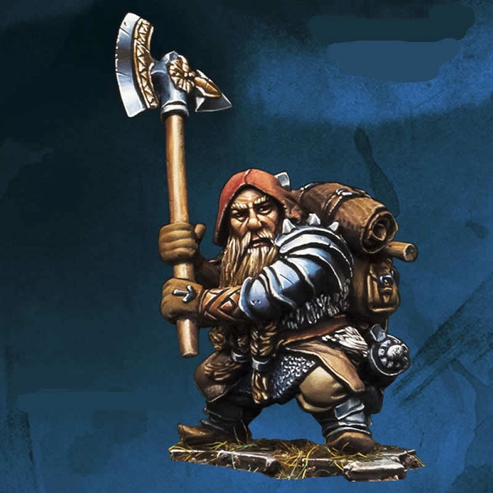 Atti Loud Dwarven Scout Figure Kit 28mm Heroic Scale Miniature ...