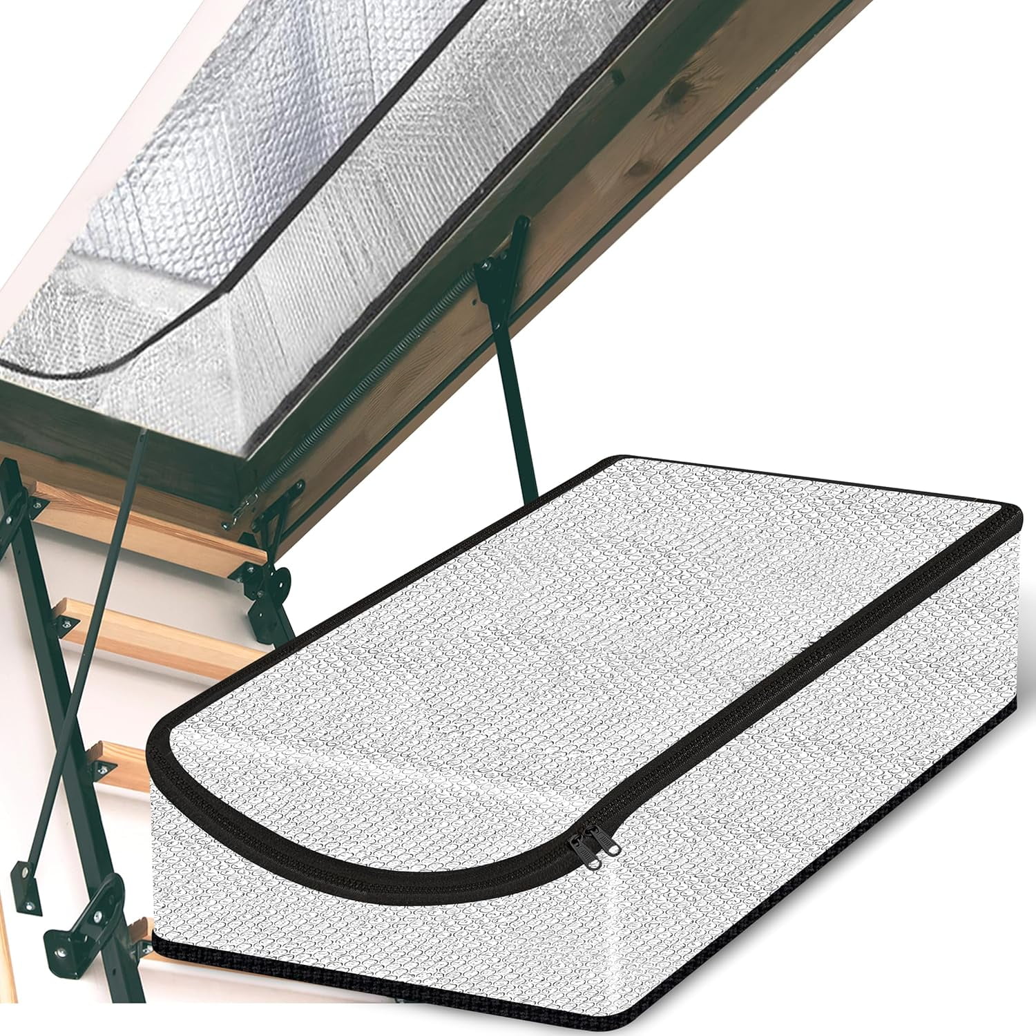 Attic Door Insulation Cover, Double Layer Attic Ladder Pull Down System ...