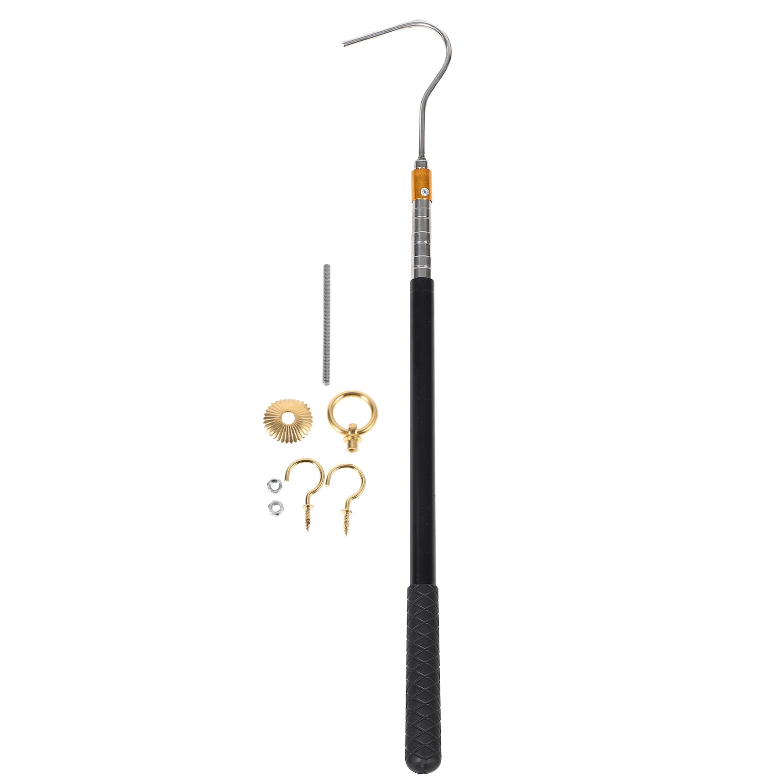 Attic Ladder Pull Down System Kit with 60 Inch Extension Pole and ...