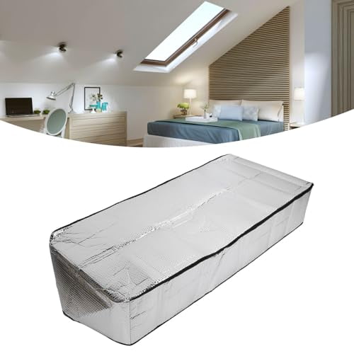 Attic Stairs Insulation Cover, 26.4x55.1in Aluminum Attic Door ...