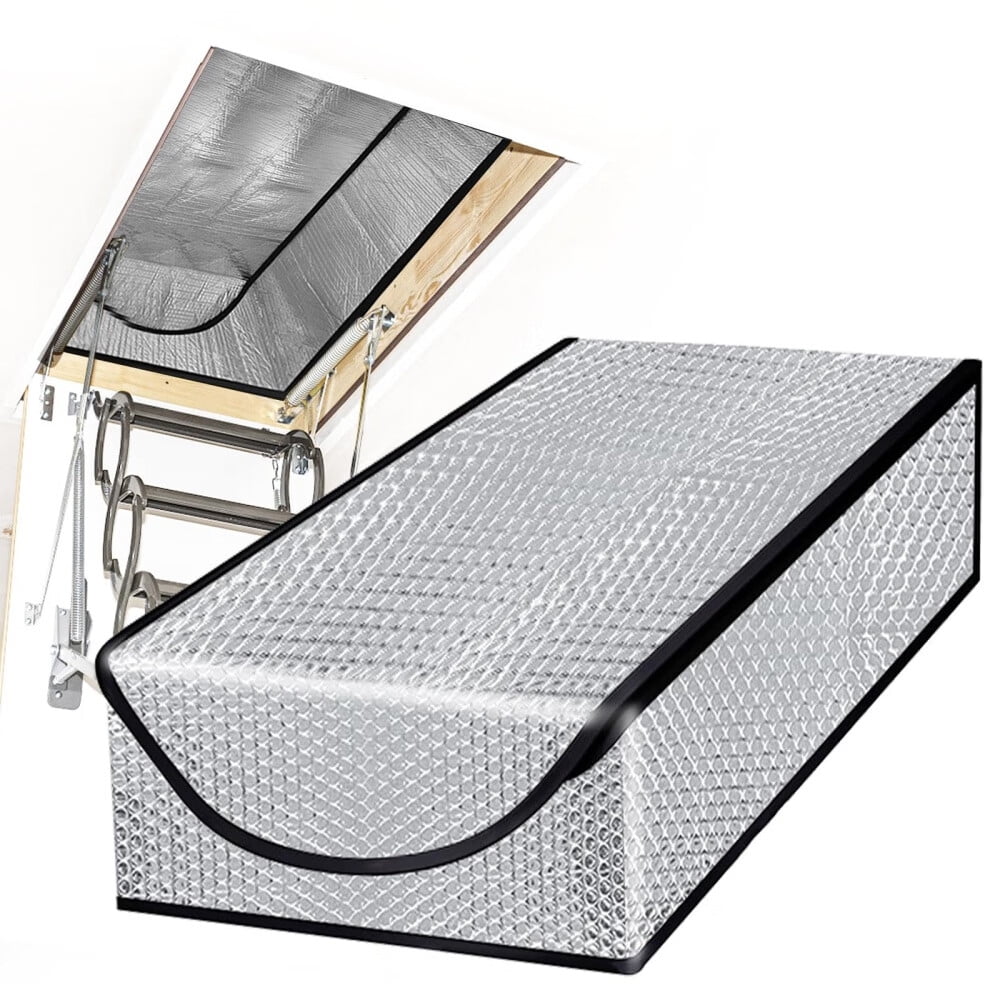 Attic Stairway Insulation Cover - Premium Energy Saving Attic Stairs ...