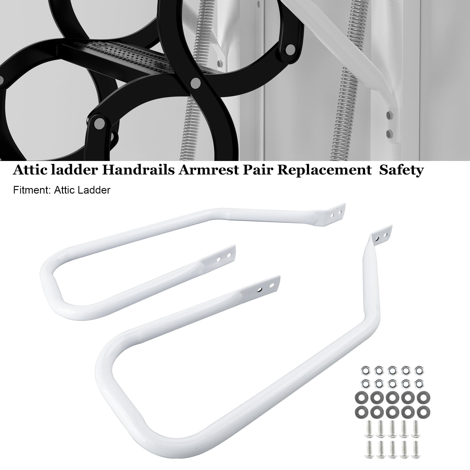 Attic ladder Handrails Armrest Pair Replacement Safety - Walmart.com