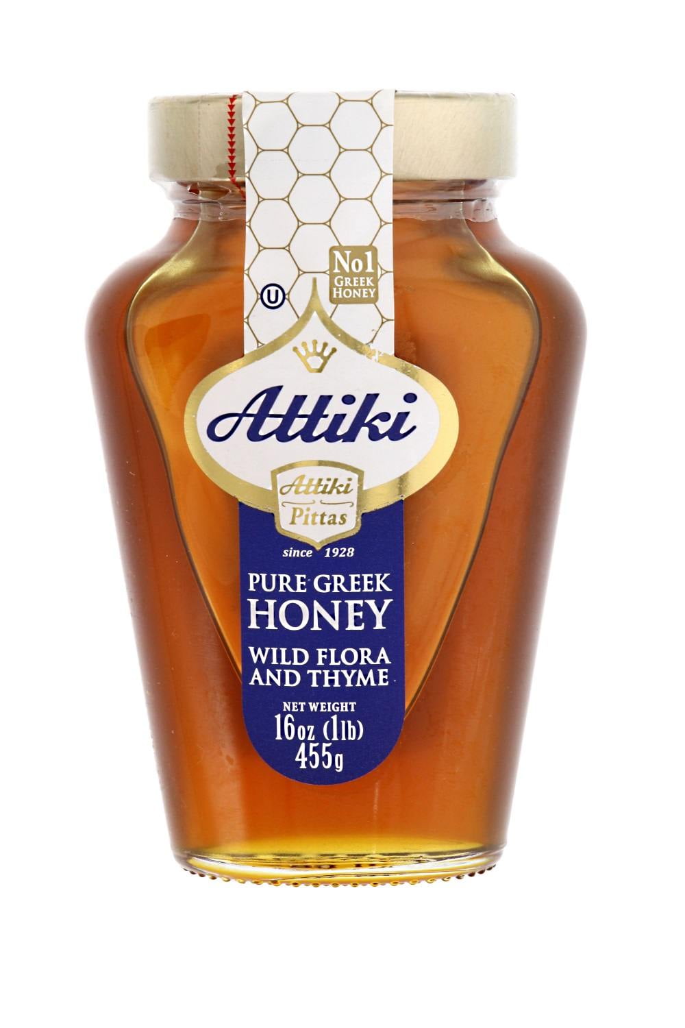 Attiki Pure Greek Honey with Wild Flora and Thyme - Enjoy Honey’s ...