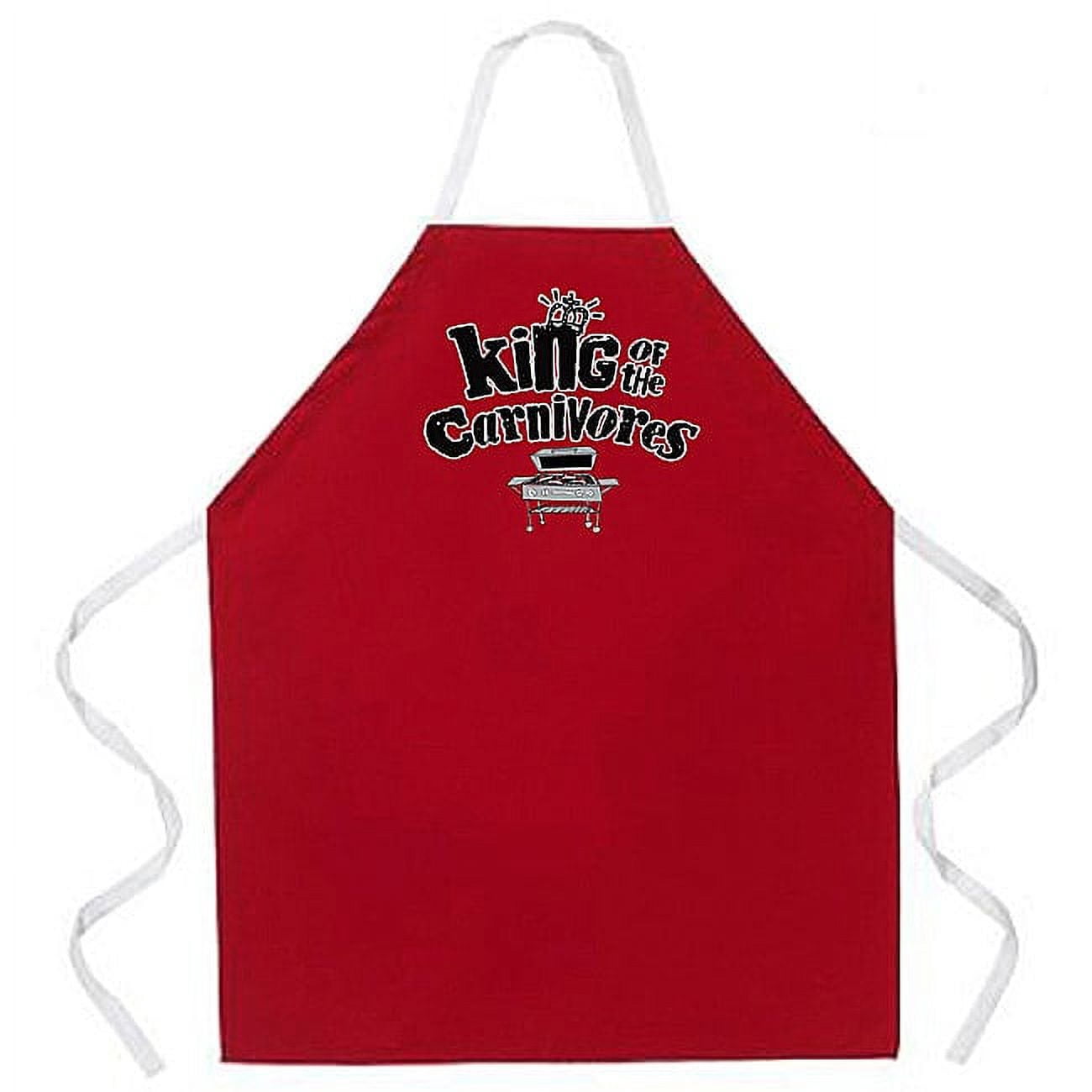 Attitude Aprons 'King of the Carnivores' Apron-Red - Walmart.com