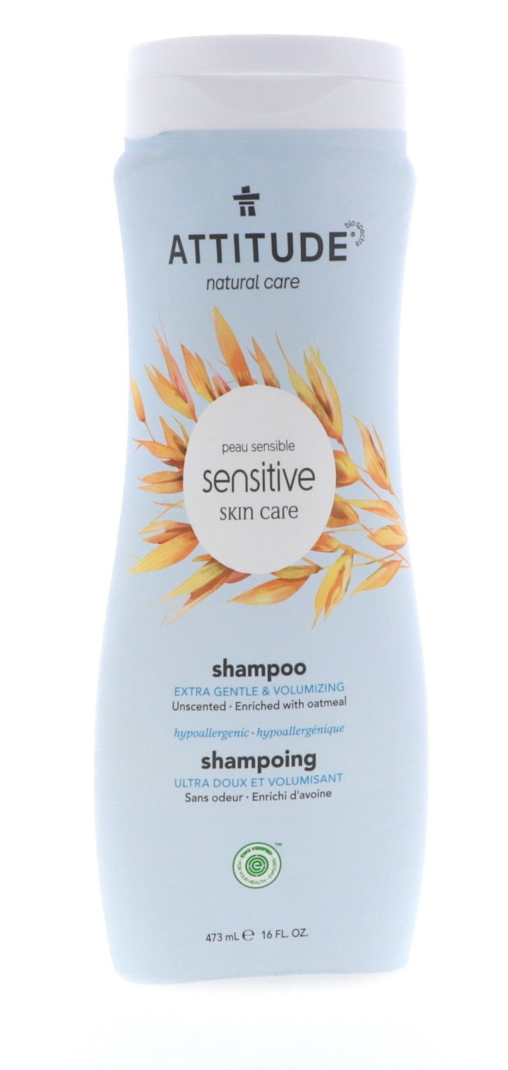 Attitude Extra Gentle & Volumizing Shampoo, Unscented, 16 oz 4 Pack ...