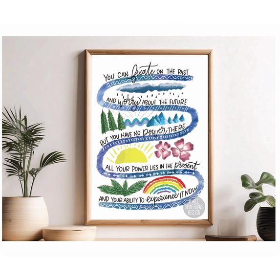 Attitude Inspirational Quote Poster Home Decor Office Wall Art Living ...