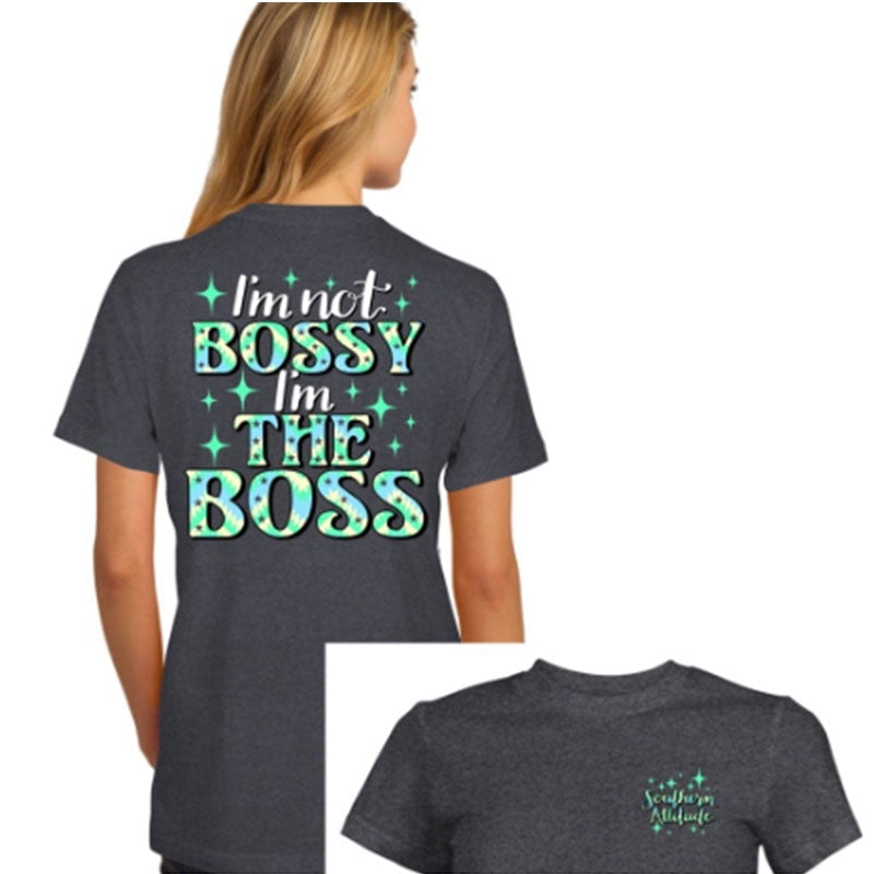 Attitude Preppy Bossy Boss T-Shirt - Walmart.com
