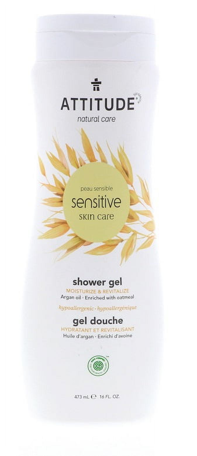 Attitude Sensitive Skin Care Moisture & Revitalize Shower Gel - Argan ...