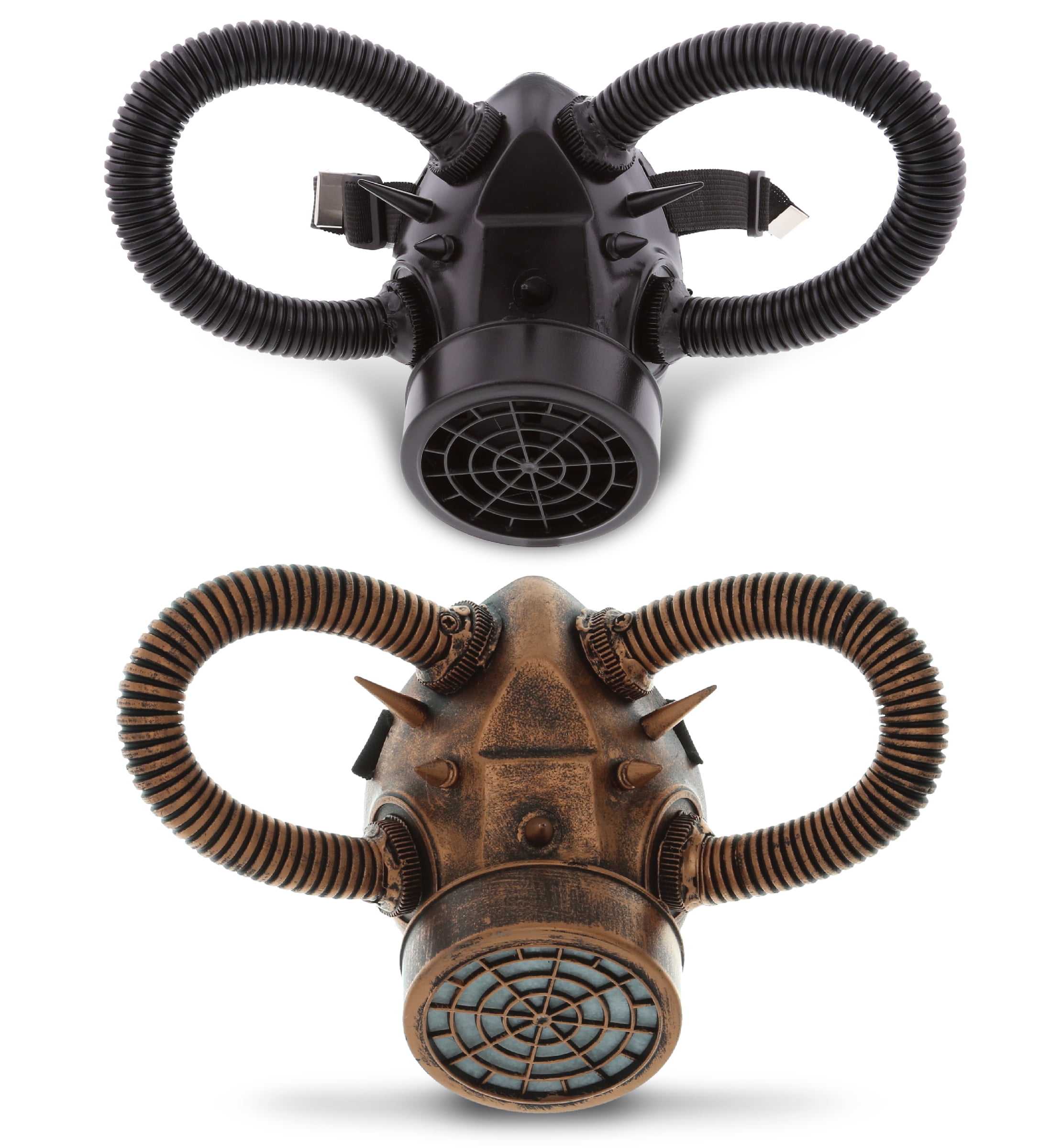 Free Shipping! Attitude Studio Black & Copper Gas Masks Set of 2 ...