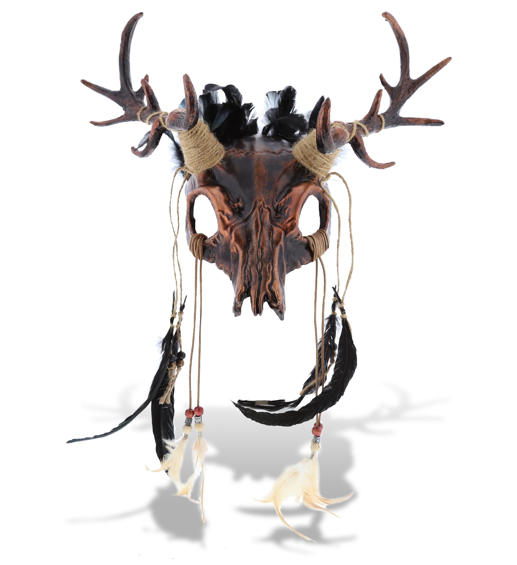 Attitude Studio Buck Deer Skull Animal Mask - Animal Skull Halloween ...