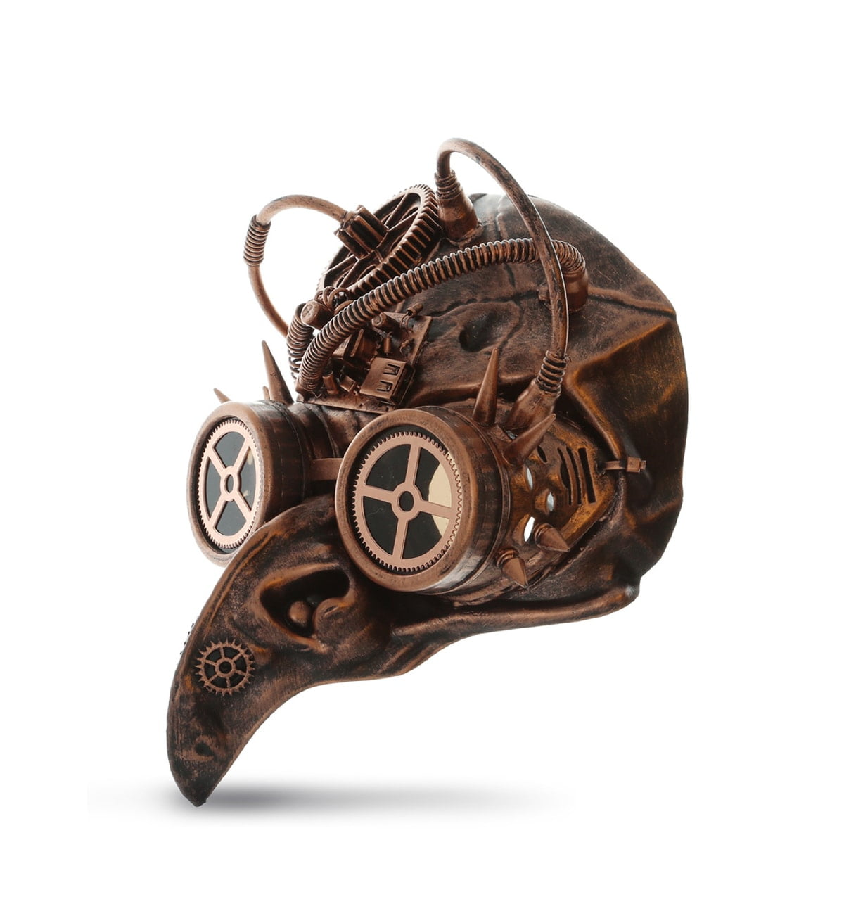 Attitude Studio Steampunk Bird Beak Half Face Mask Robot Goggle Costume ...