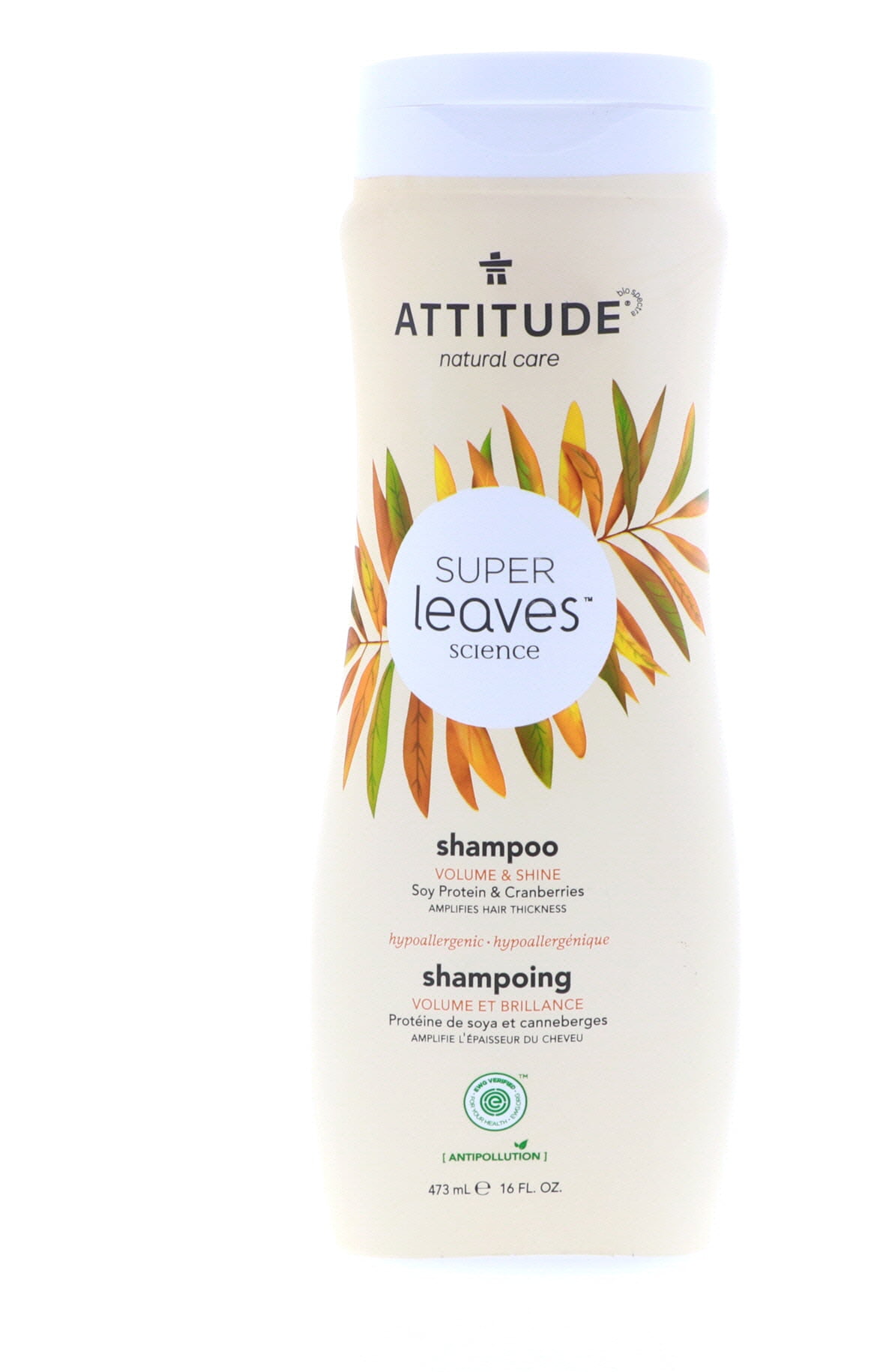 Attitude Volume & Shine Shampoo, Soy Protein & Cranberries, 16 oz Pack ...