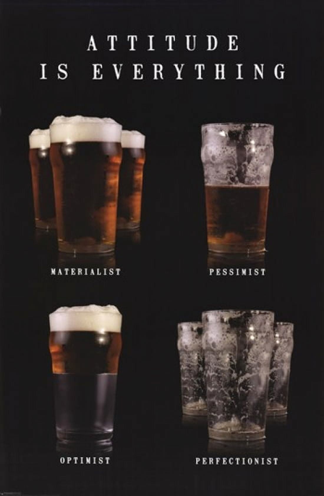 Attitude is Everything - Beer Poster (24 x 36) - Walmart.com