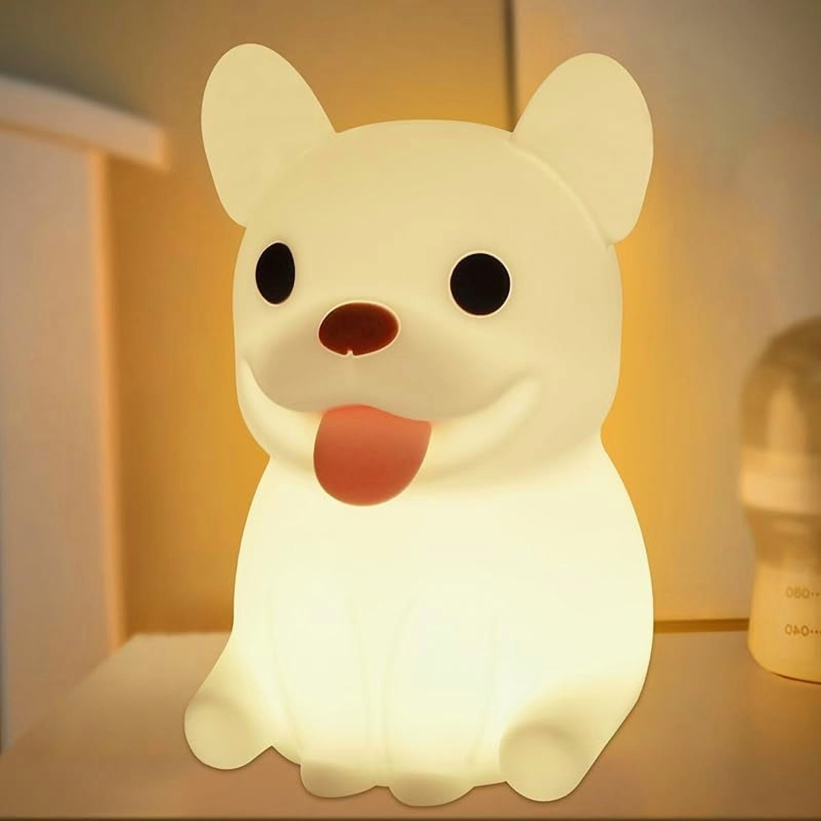 Attivolife Cute Bunny Nursery Light, Rabbit Squishy Silicone Touch ...