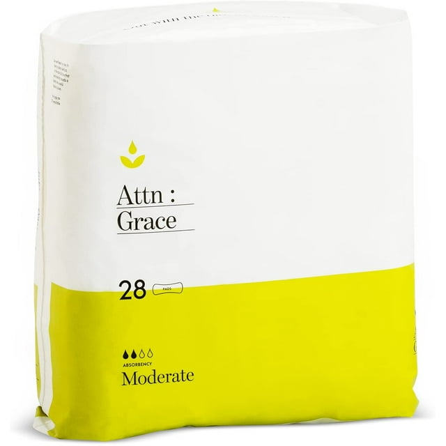 Attn: Grace Overnight Moderate Incontinence Pads for Women - 28-Pack ...