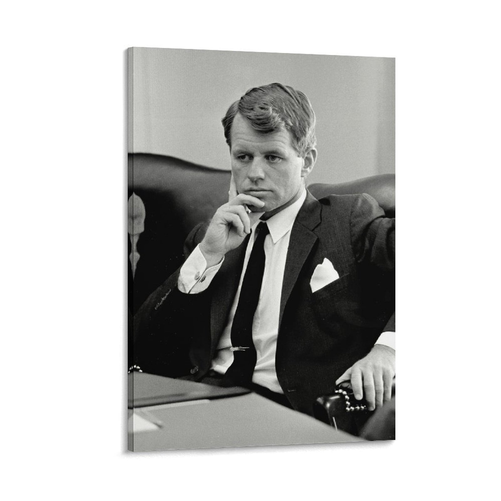 Attorney General Robert F. Kennedy Black And White Portrait Poster ...