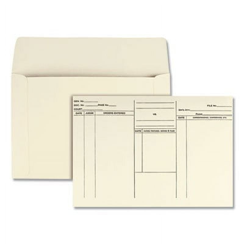 Attorney's Envelope/Transport Case File, Cheese Blade Flap, Fold Flap ...
