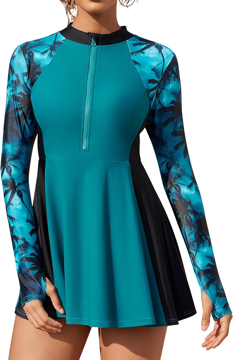 Attraco Beautiful Modest 2 Piece Swimsuits for Women Swim Dress with ...