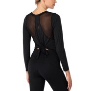 Athletic Works Women's Athleisure Split Neck Baseball T-shirt - Walmart.com