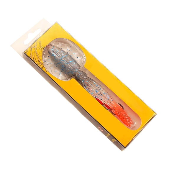 & Attractants Squid Trap Luminous Soft Rigged 15cm 55 6g Trolling ...