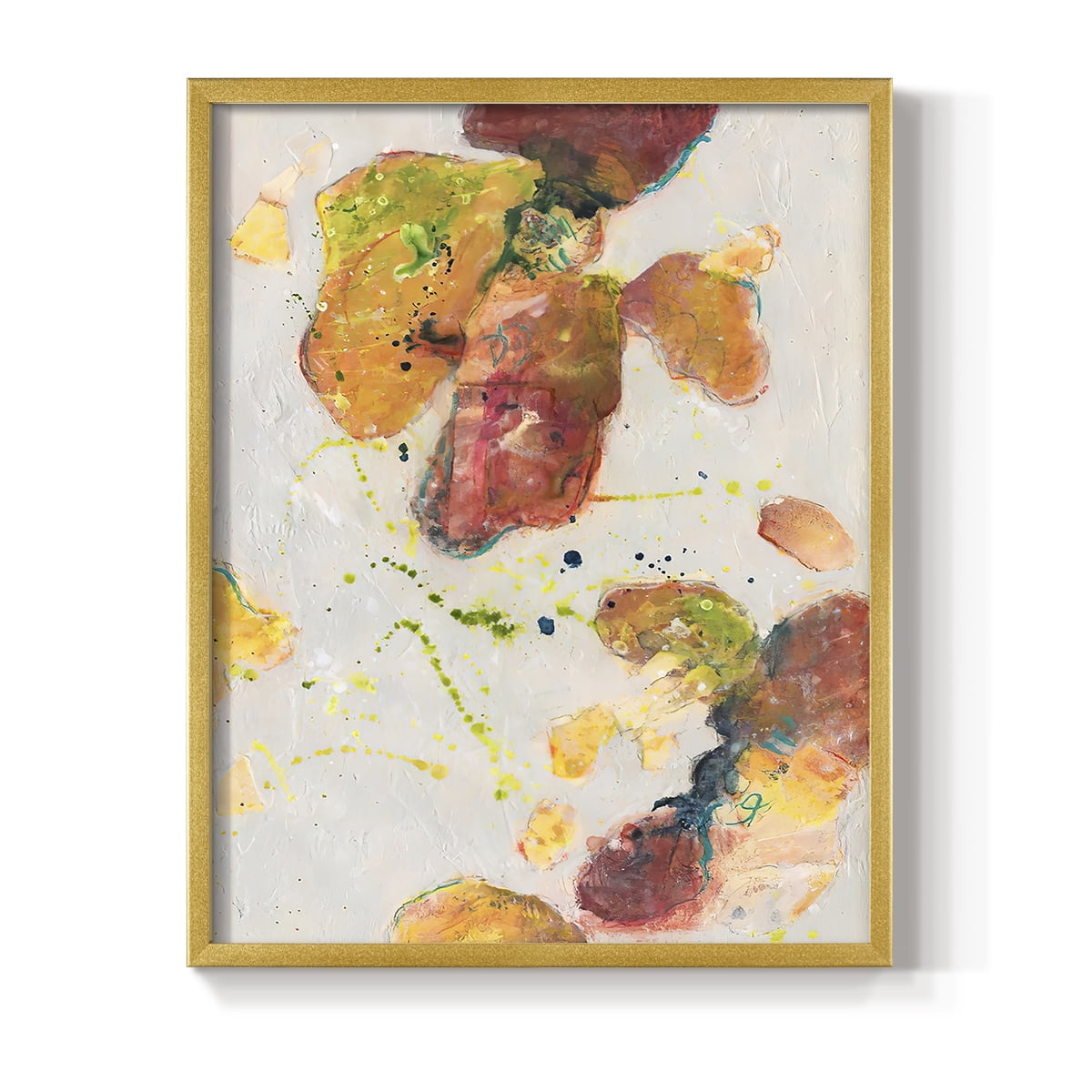 Attracting Love II Framed Print in Gold Solid Wood Framed Print No Nail ...
