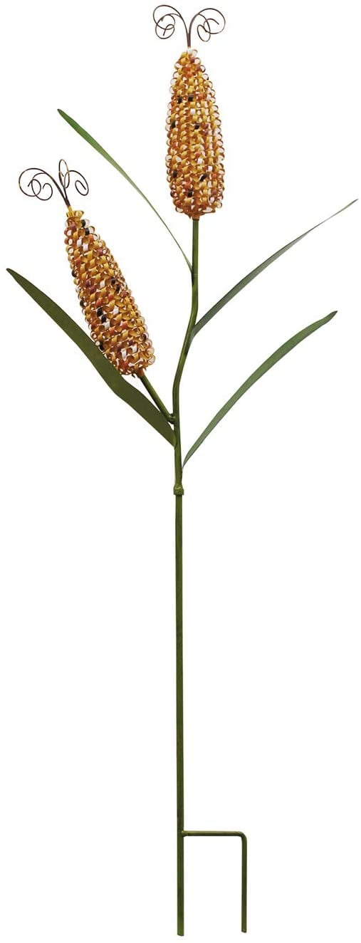 Walmart Metal Corn Stalk Outdoor Garden Stake, Fall Decor, Lawn Art ...