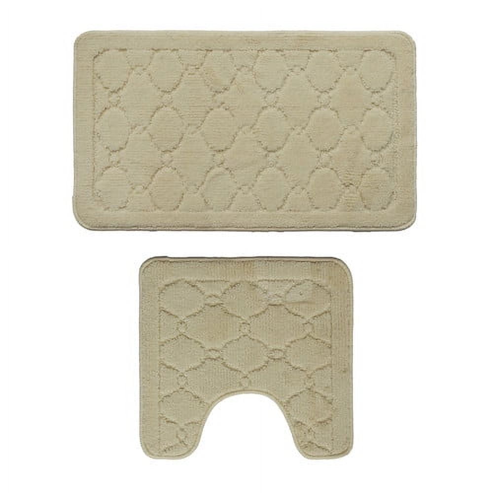 Attraction Design Home 2 Piece Bath Rug Set - Walmart.com