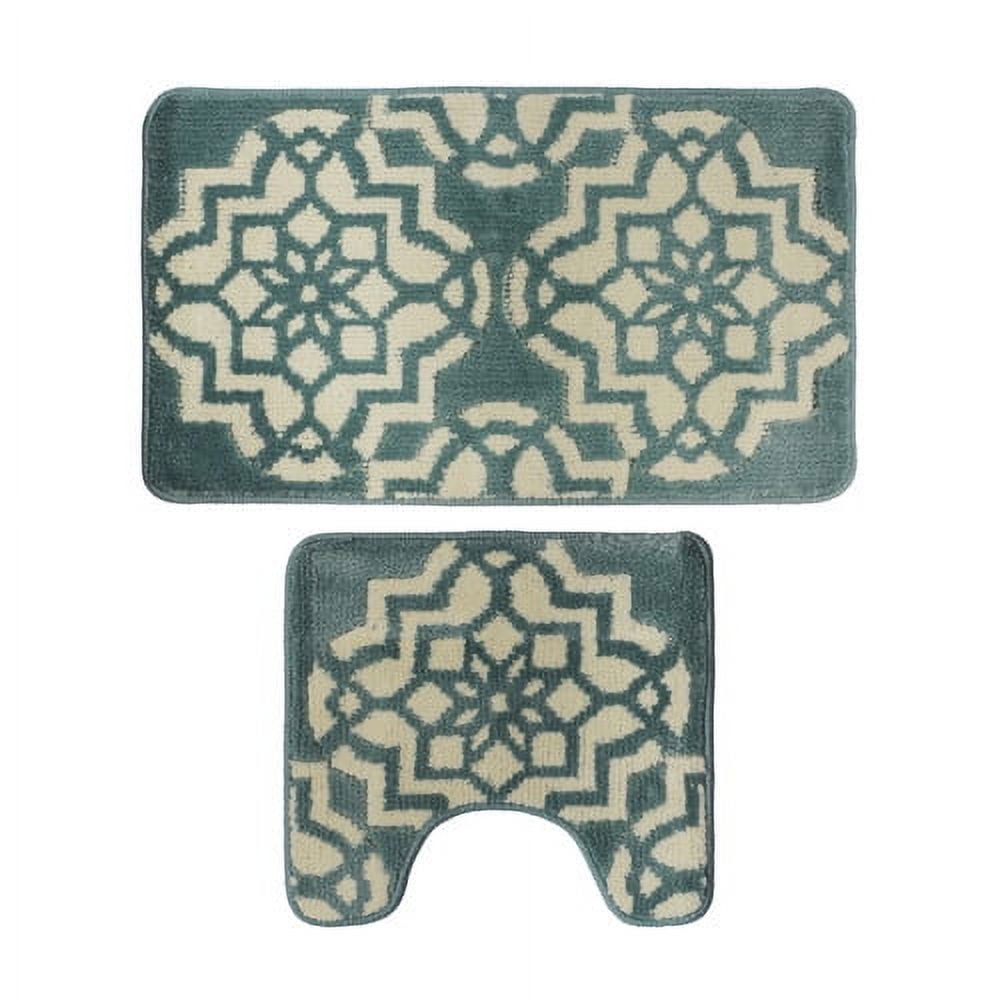 Attraction Design Home 2 Piece Bath Rug Set - Walmart.com