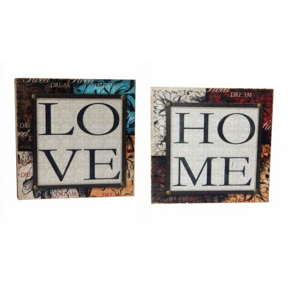 Attraction Design Home 2 Piece Textual Art Set - Walmart.com