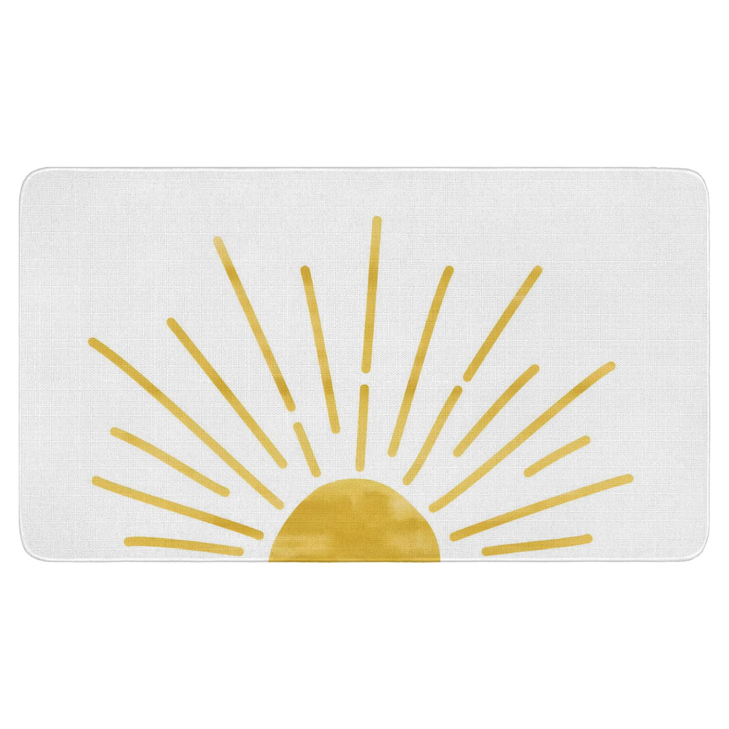 Attractive 17x30in Boho Welcome Mat - Sunshine Design - Door Mat ...