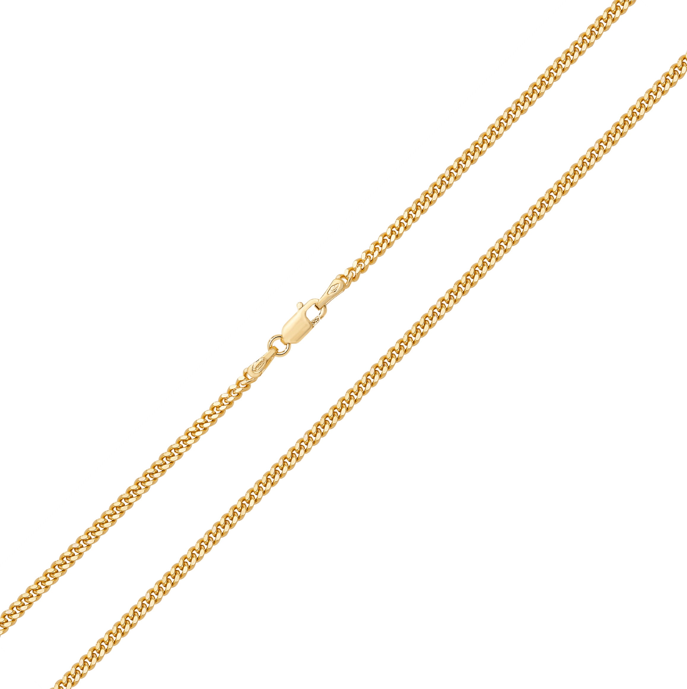 Attractive 9k Gold Women Curb Chain - 26 inch - Walmart.com