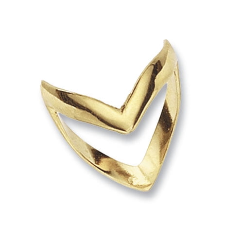 Attractive 9k Gold Women Wishbone Ring - Walmart.com