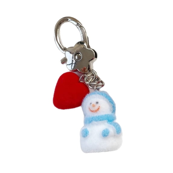 Attractive Blue Snowman Key Holder Soft Texture Small Size Trendy ...
