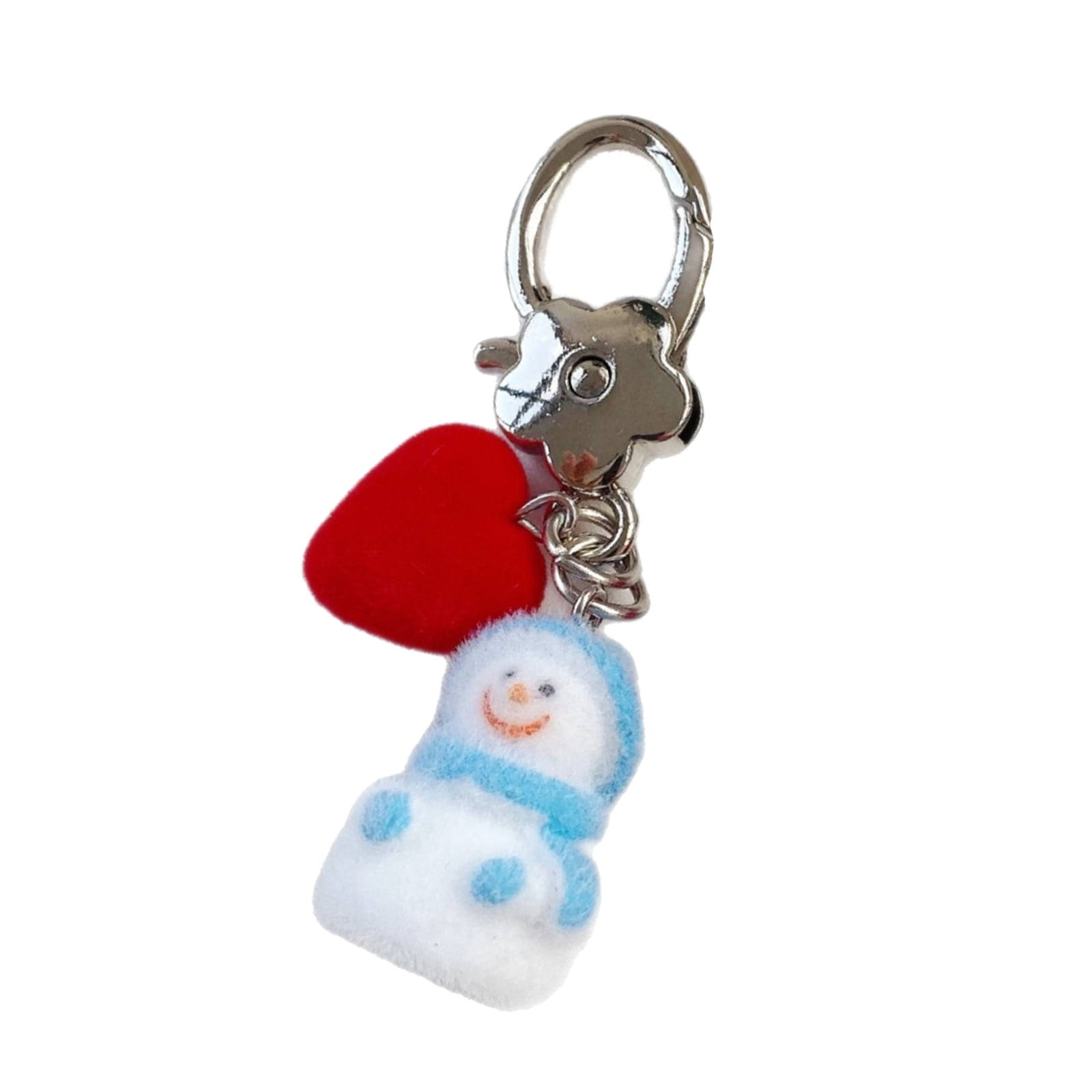 Attractive Blue Snowman Key Holder Soft Texture Small Size Trendy ...