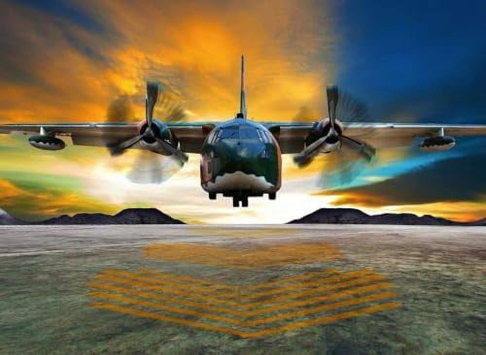 Attractive Jigsaw Plane Take Off Dawn Puzzle of Wooden Puzzle Family ...