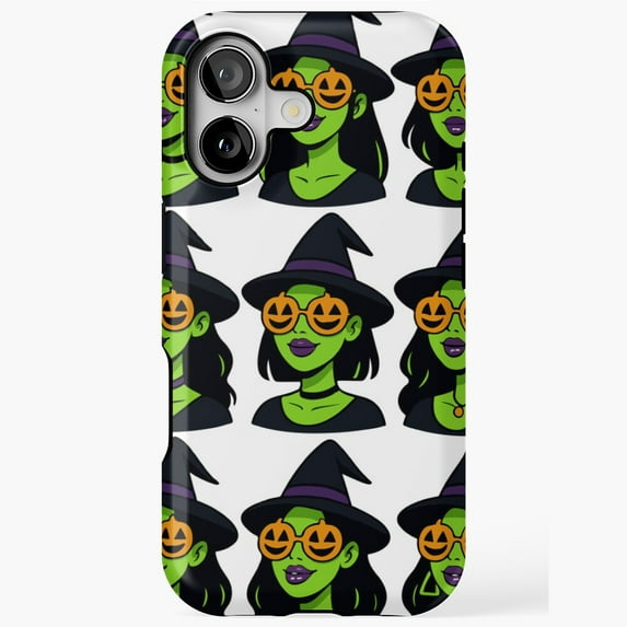 Attractive Witch Creepy Cute Art Compatible Phone Case for iPhone 11–17 ...