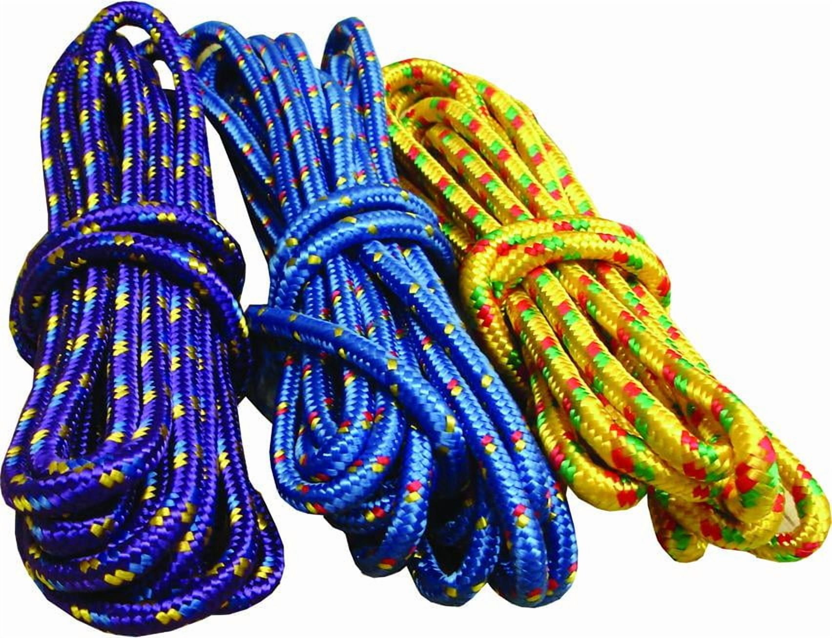Attwood 11704-2 Multi-Color Braided Polypropylene Utility Line, 25 Feet ...