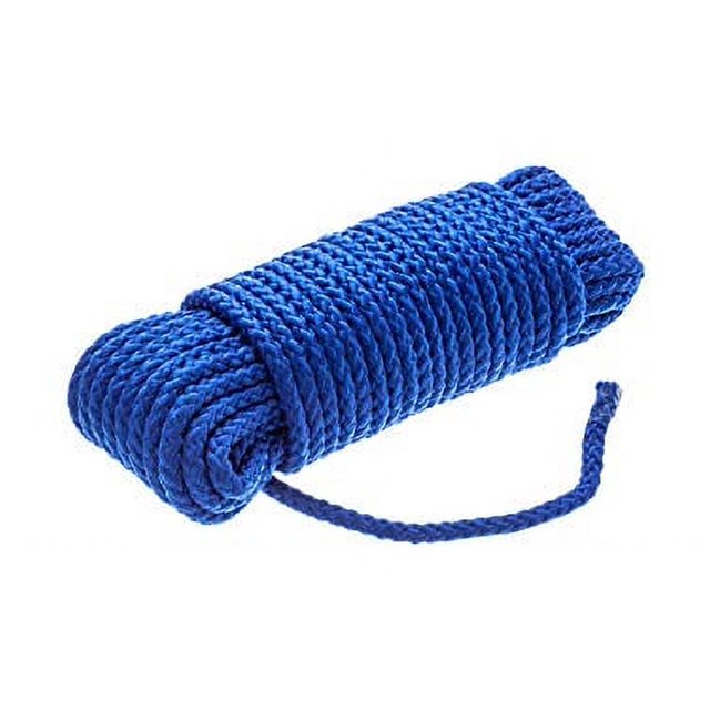Attwood 11713-2 Utility Rope Blue Nylon 5/16"x50' - Walmart.com
