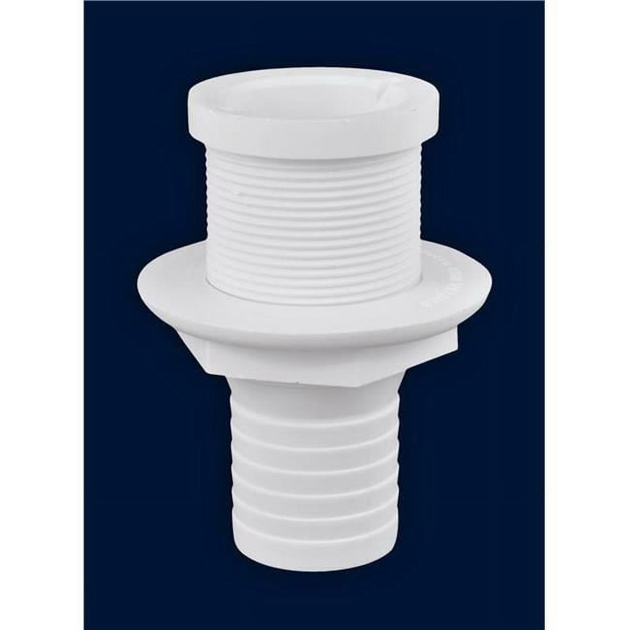 Attwood 3875C1 0.875in. Hole Polypropylene White Cockpit Drain for 1.5 ...