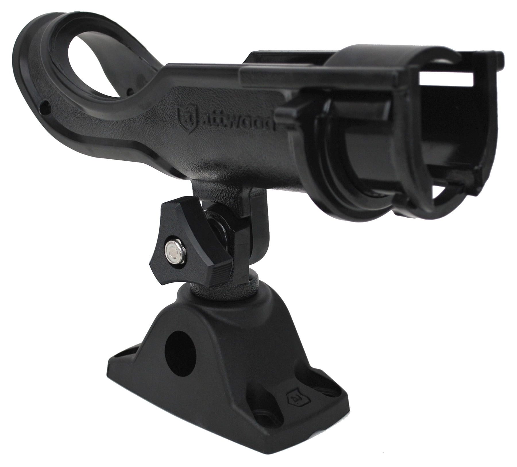 Attwood 5009-4 Black Heavy Duty Adjustable Rod Holder - Walmart.com