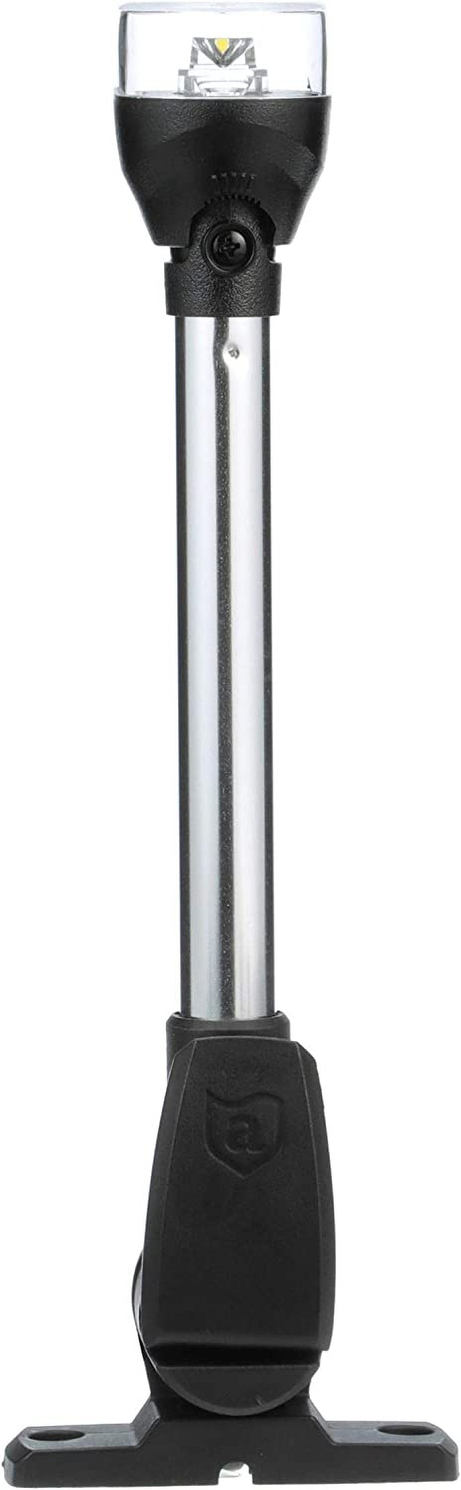 Attwood 5557-PV12A7 All-Round LED Fold Down Navigation Light Black Base ...